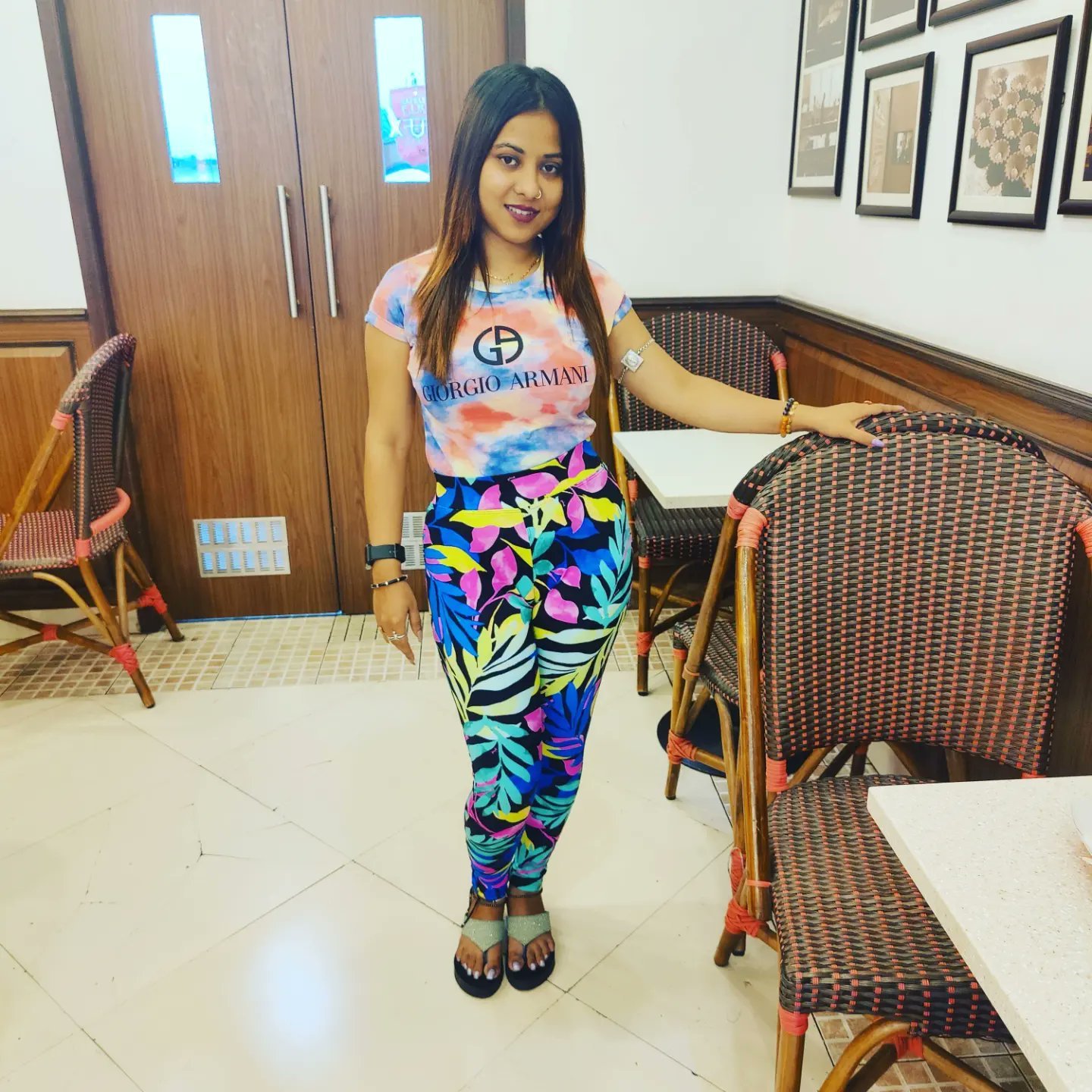 Tina Nandy's feet