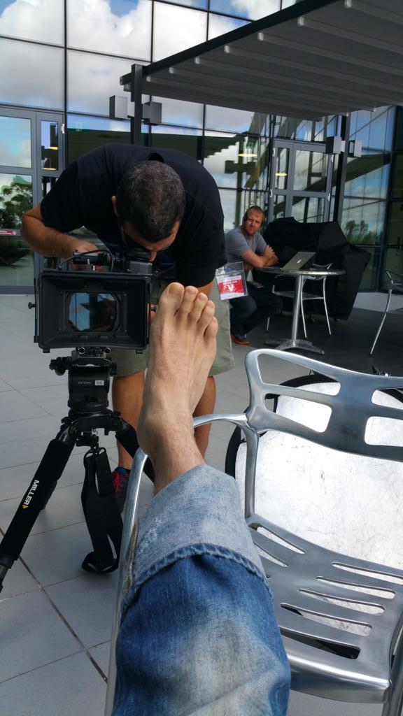 Todd Sampson's feet