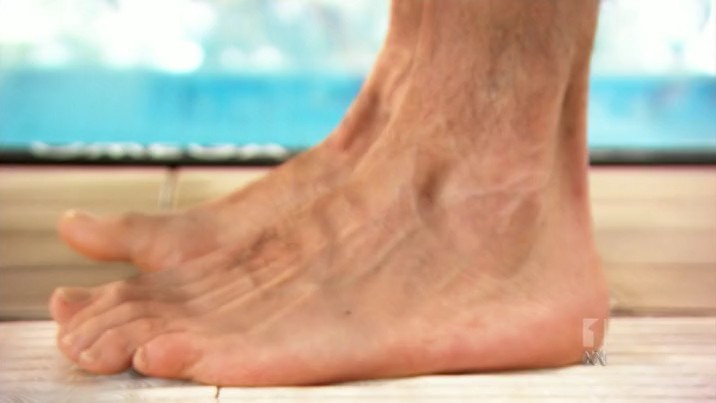 Todd Sampson's feet