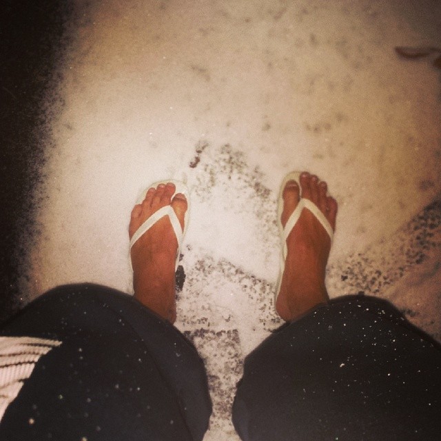 Tom Bellchambers's feet