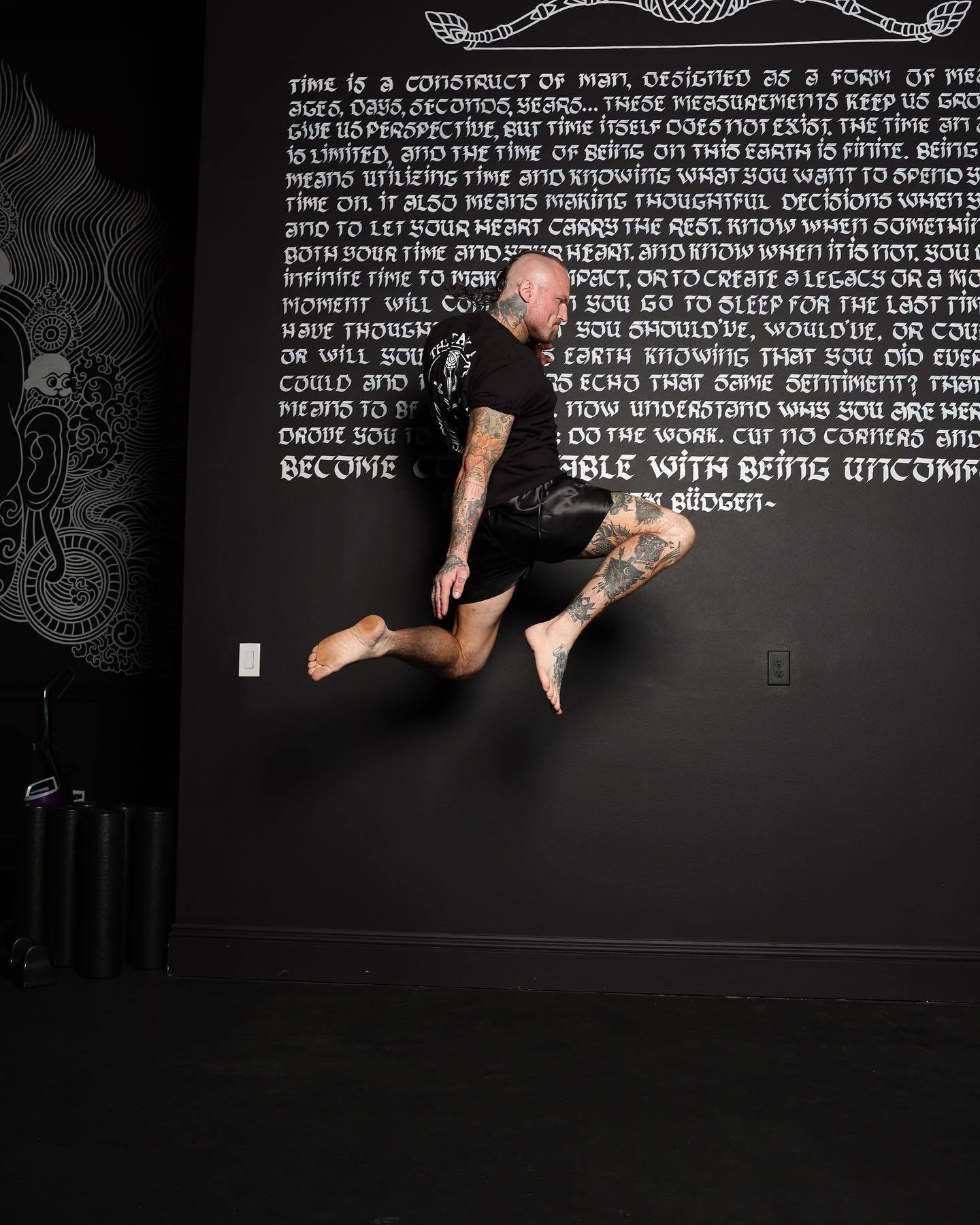 Tom Budgen's feet