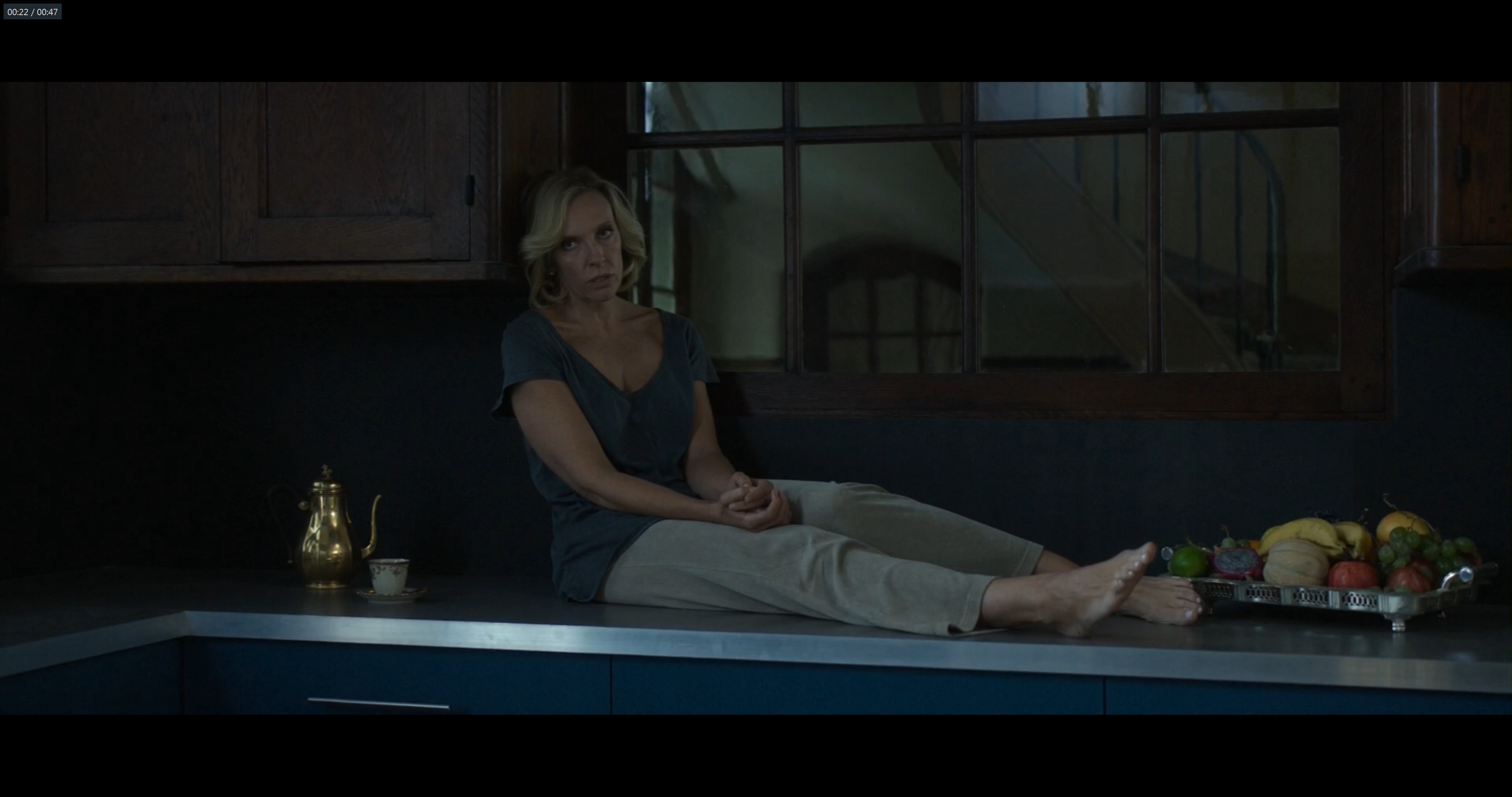 Toni Collette's feet