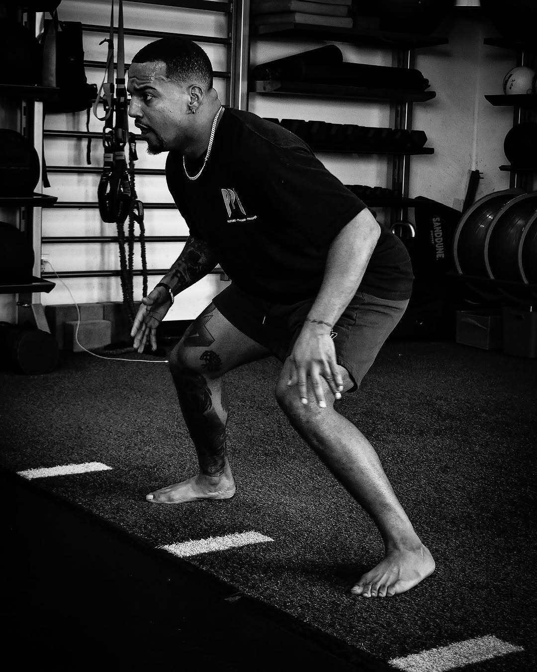 Tony Fields II's feet