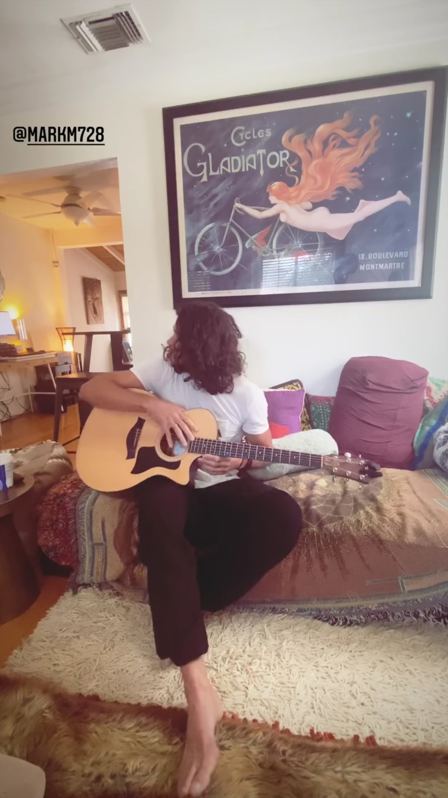 Trent Garrett's feet