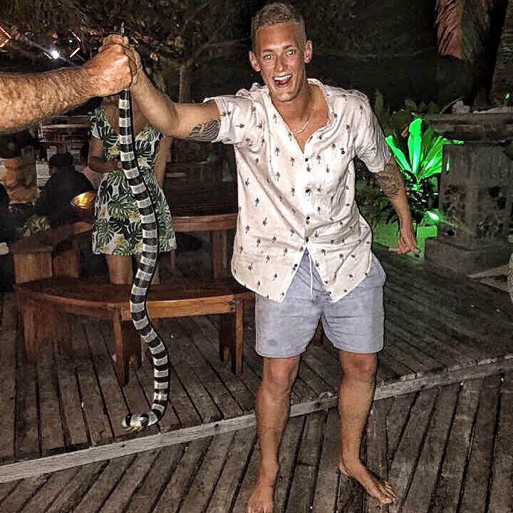 Trent 'Maxi' Maxwell's feet