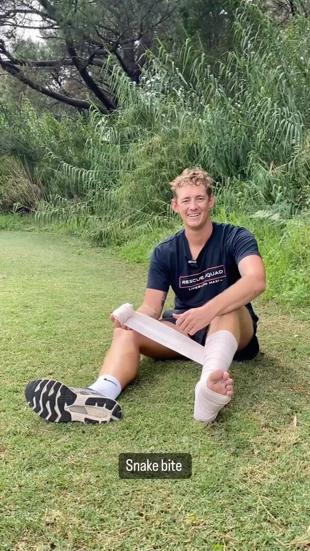 Trent 'Maxi' Maxwell's feet