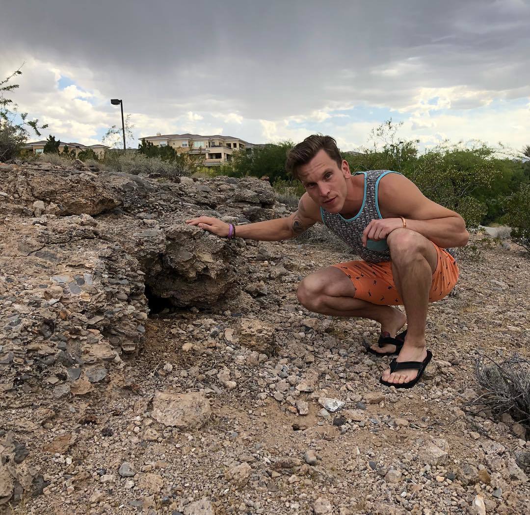 Tyler Burrows's feet