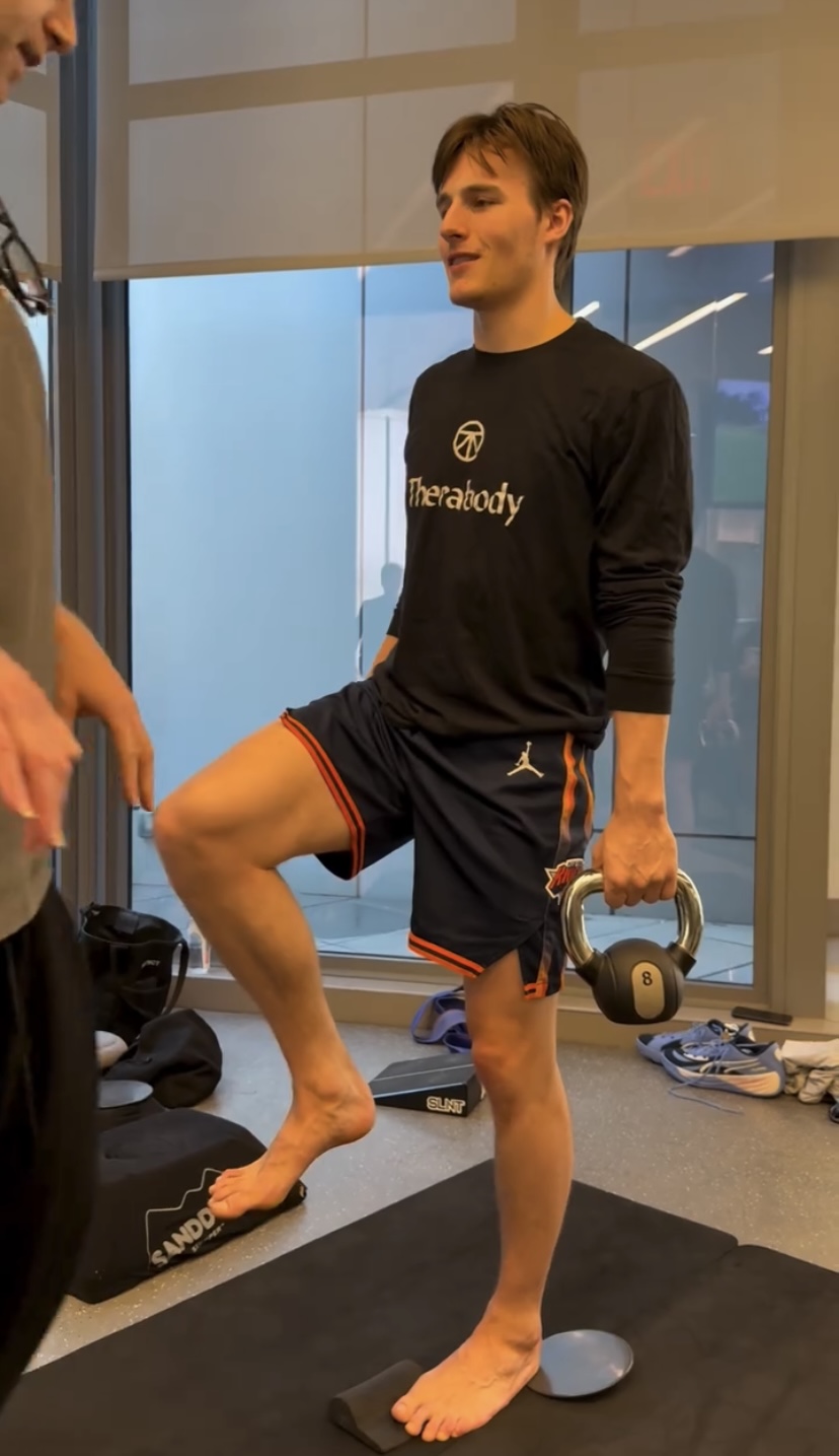 Tyler Kolek's feet