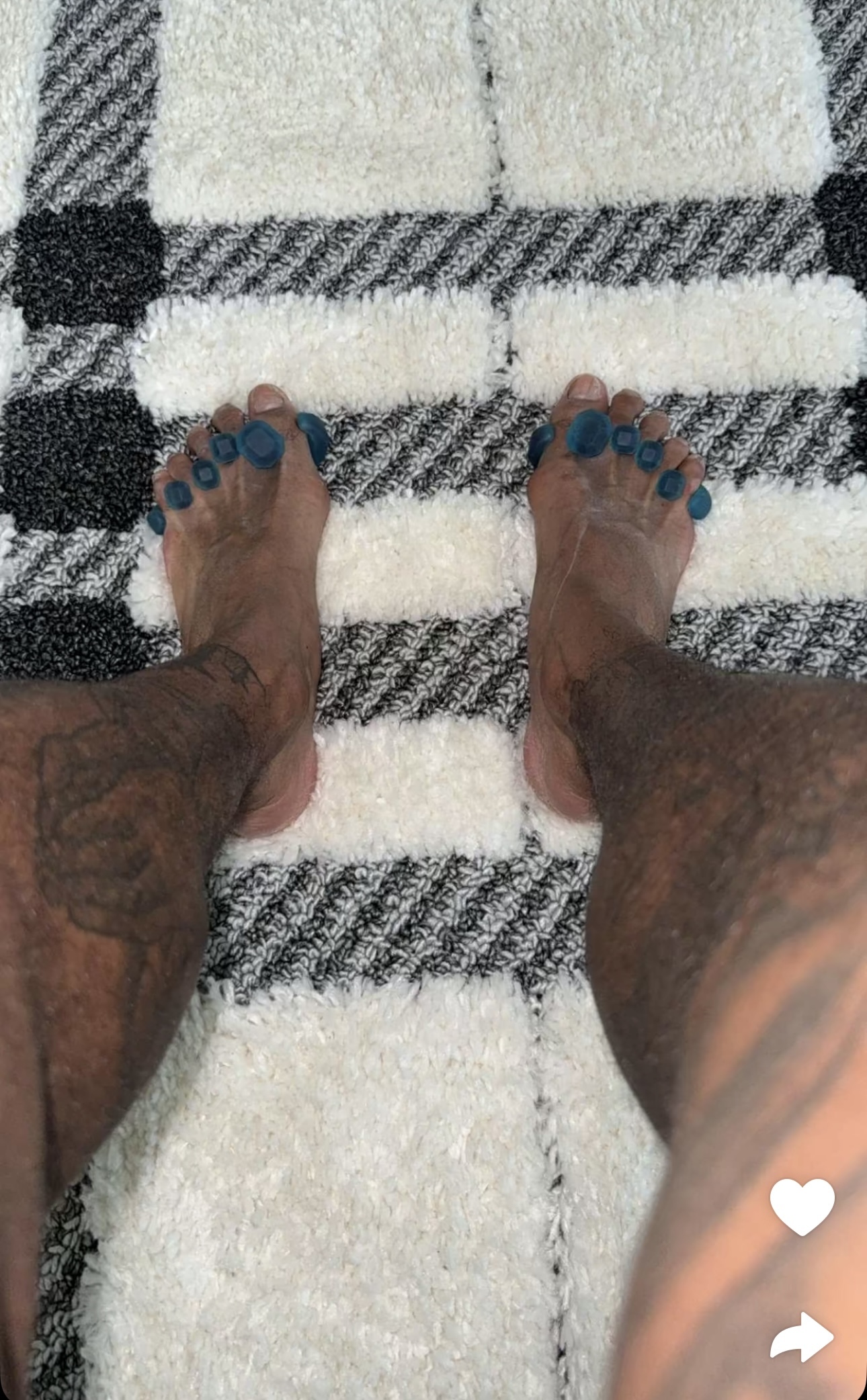 Tyrie Cleveland's feet
