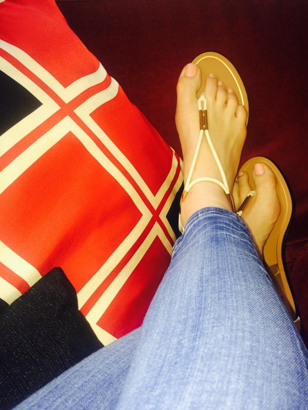 Valerie Baber's feet