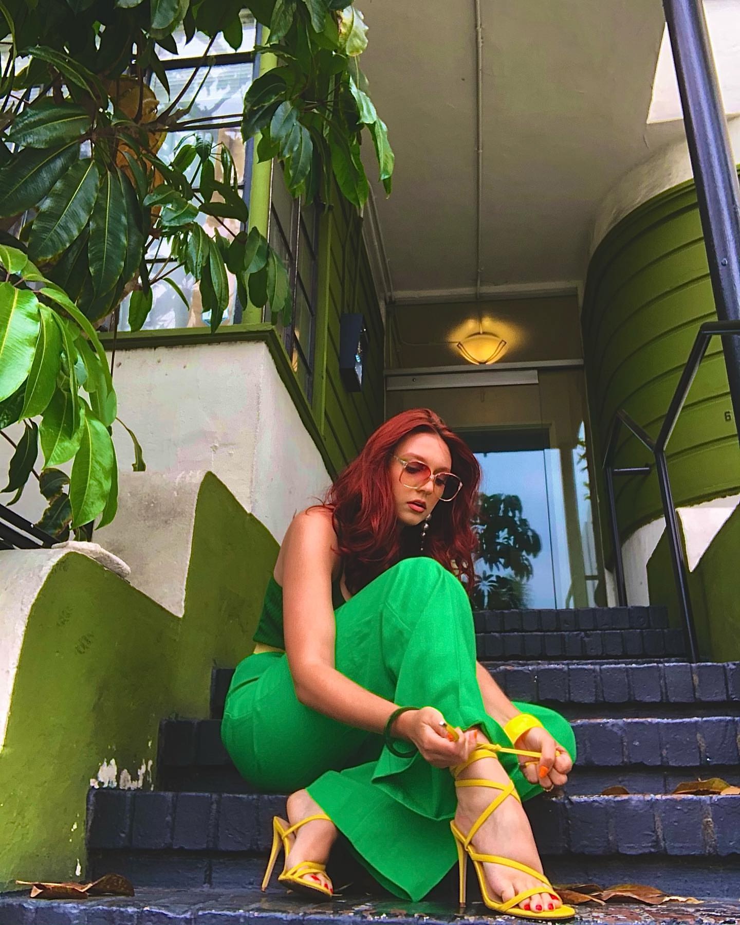 Vanessa St. Clair's feet