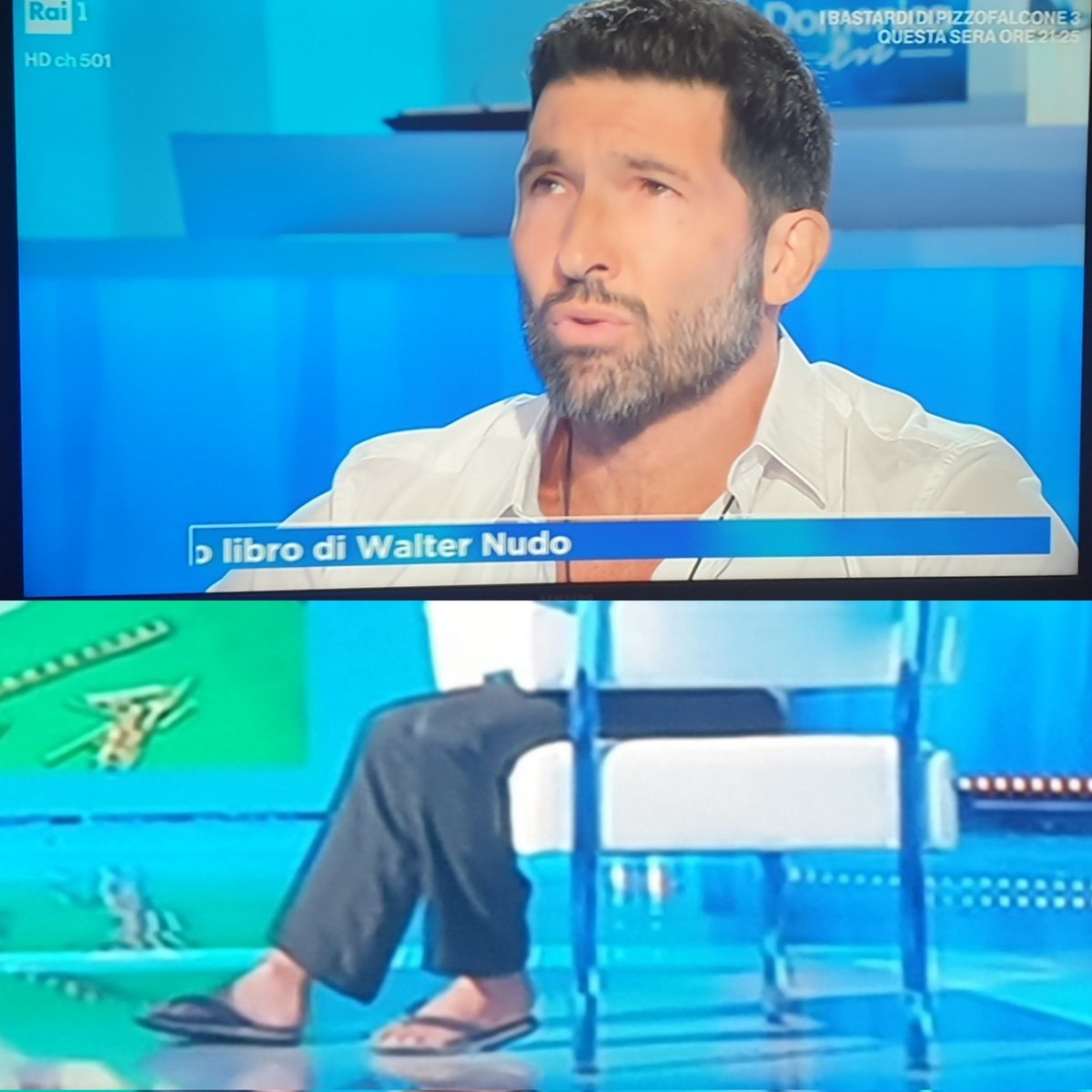 Walter Nudo's feet