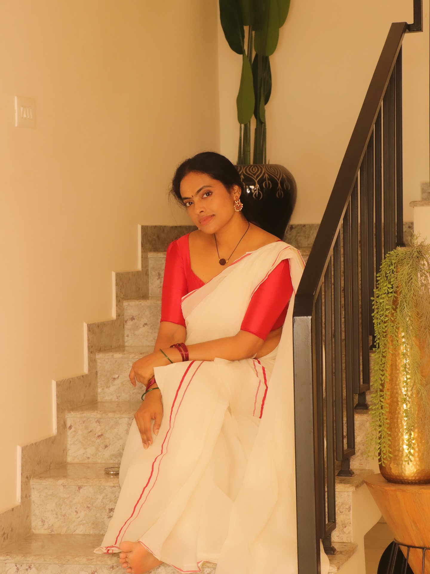Yamuna Chinnadurai's feet