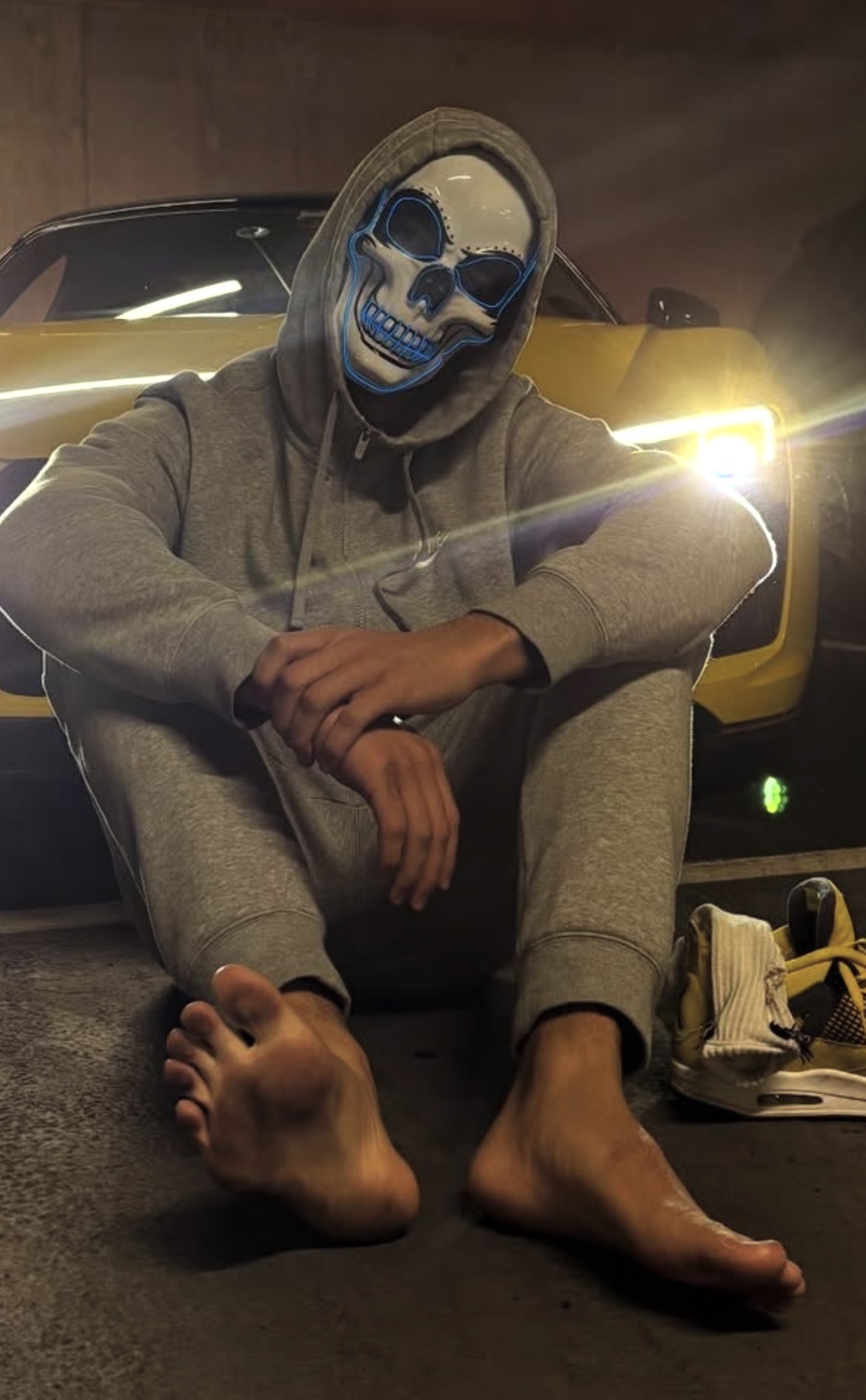 Zak Blackman's feet