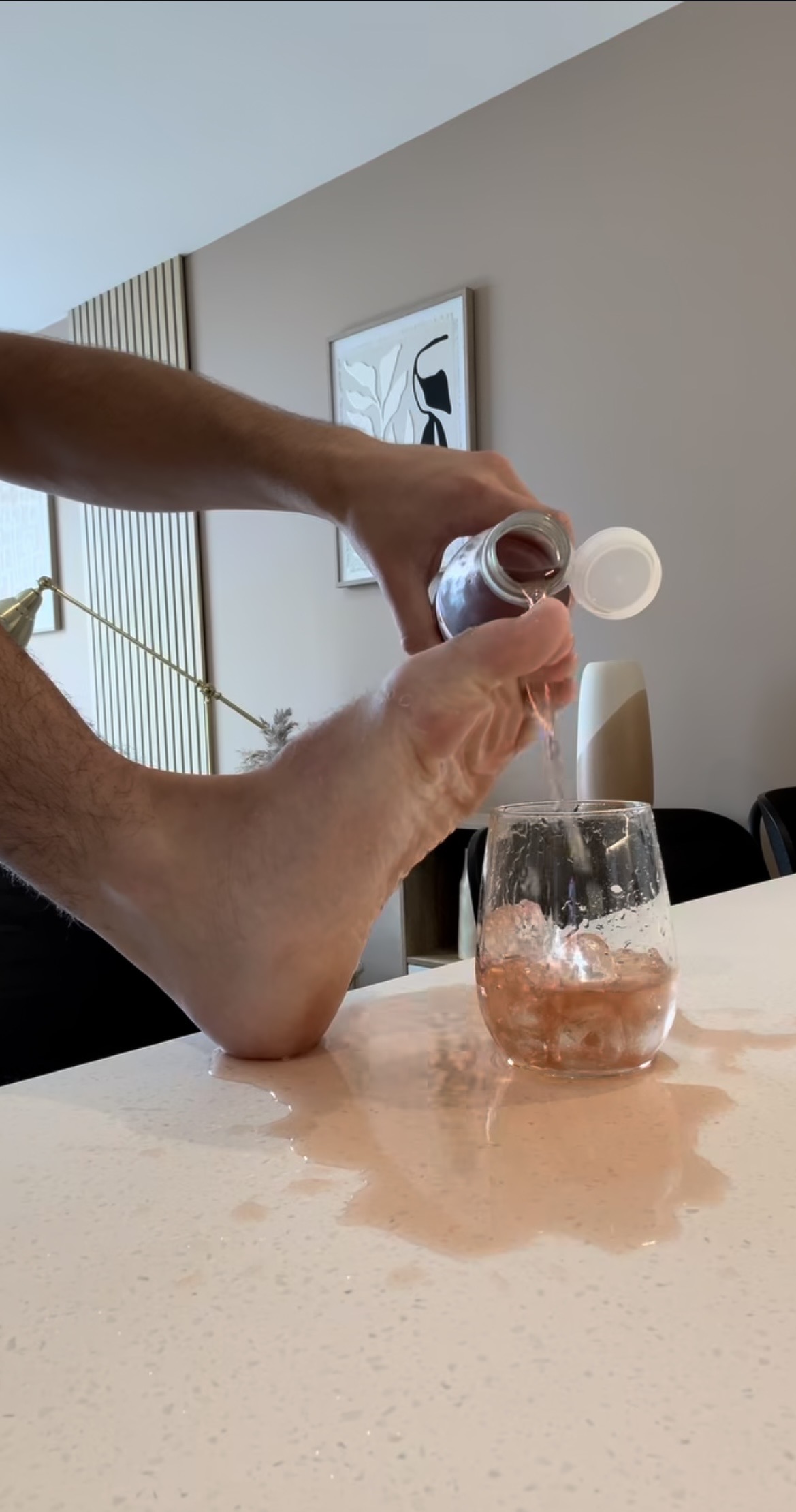 Zak Blackman's feet