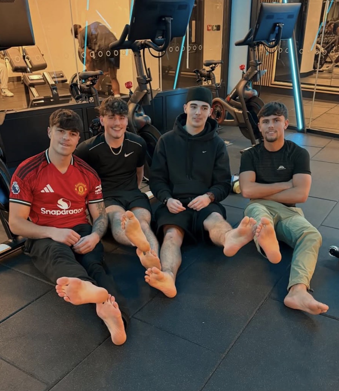 Zak Blackman's feet