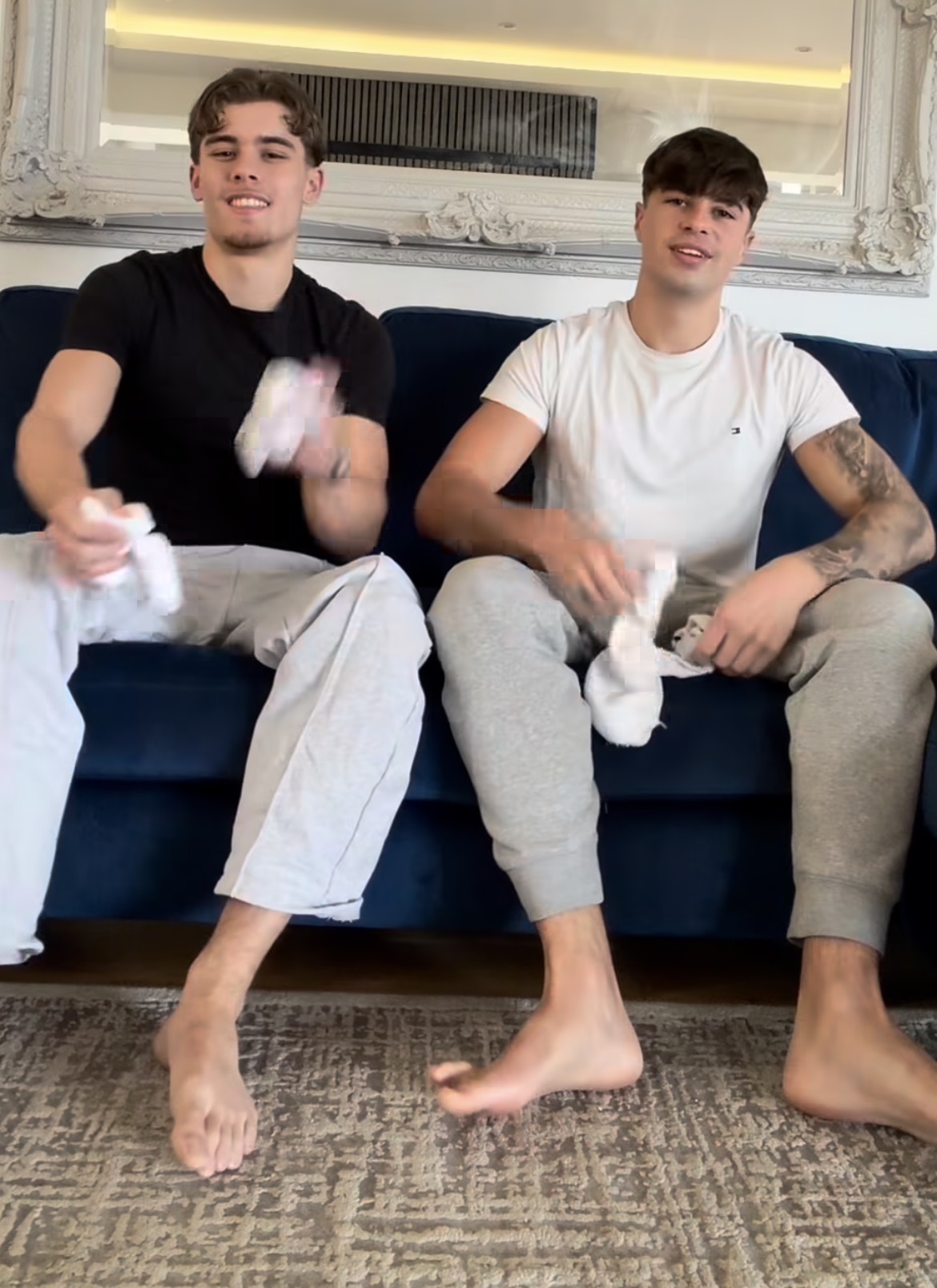 Zak Blackman's feet