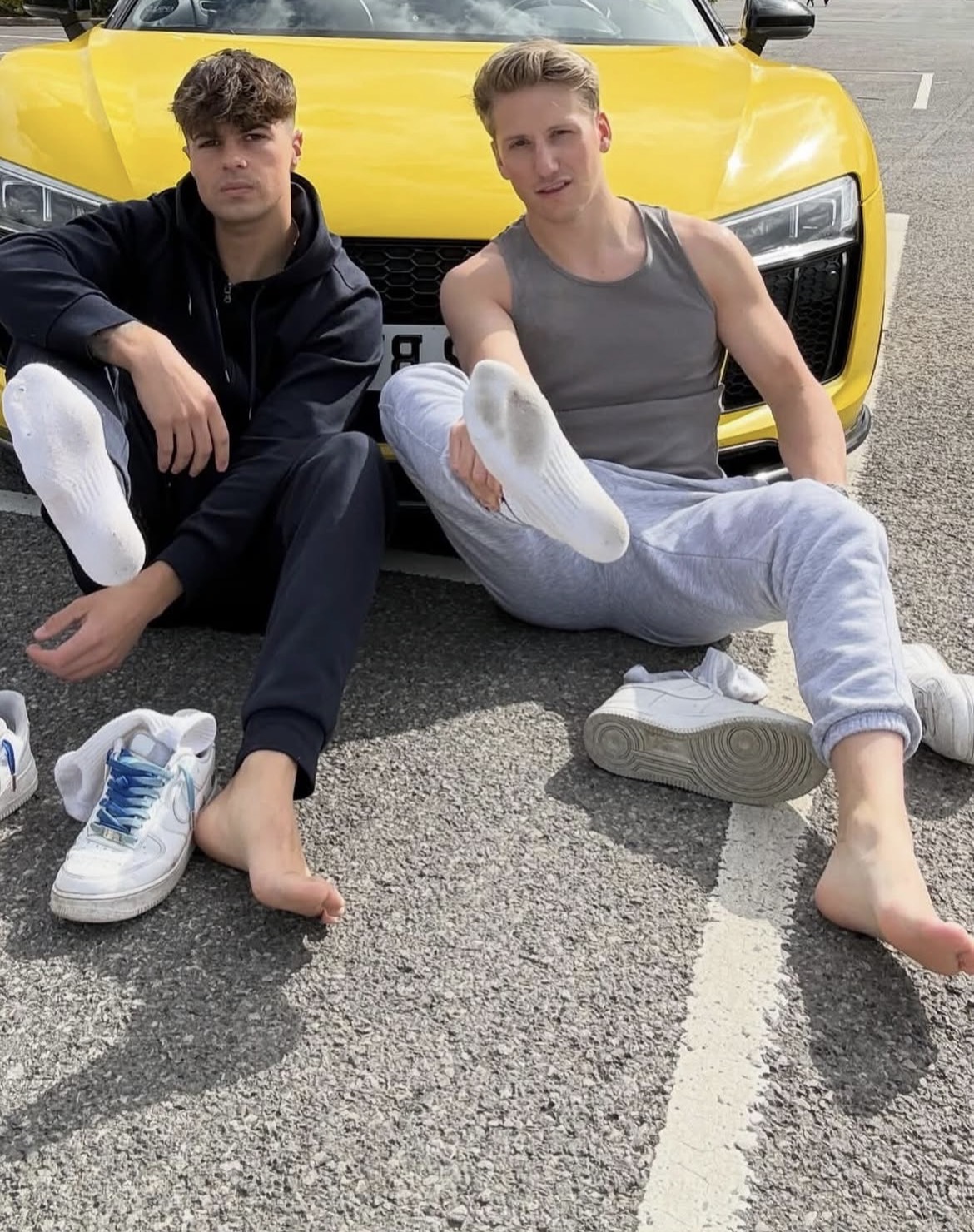 Zak Blackman's feet