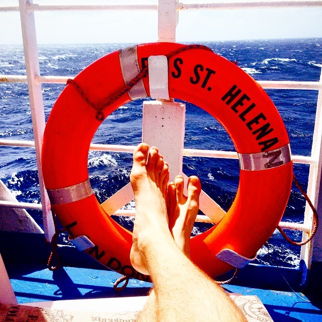 Zay Harding's feet