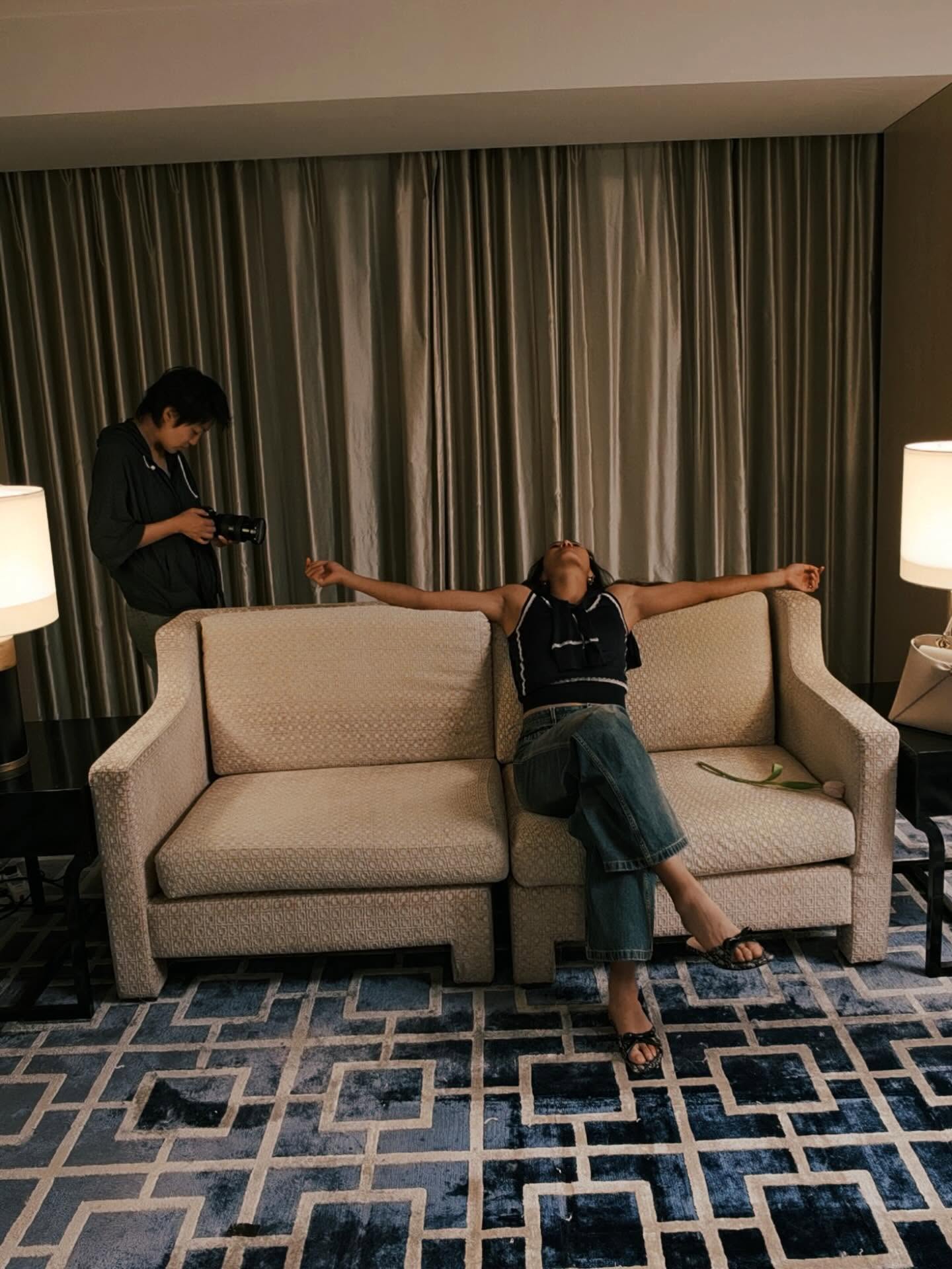 Zheng Qinwen's feet